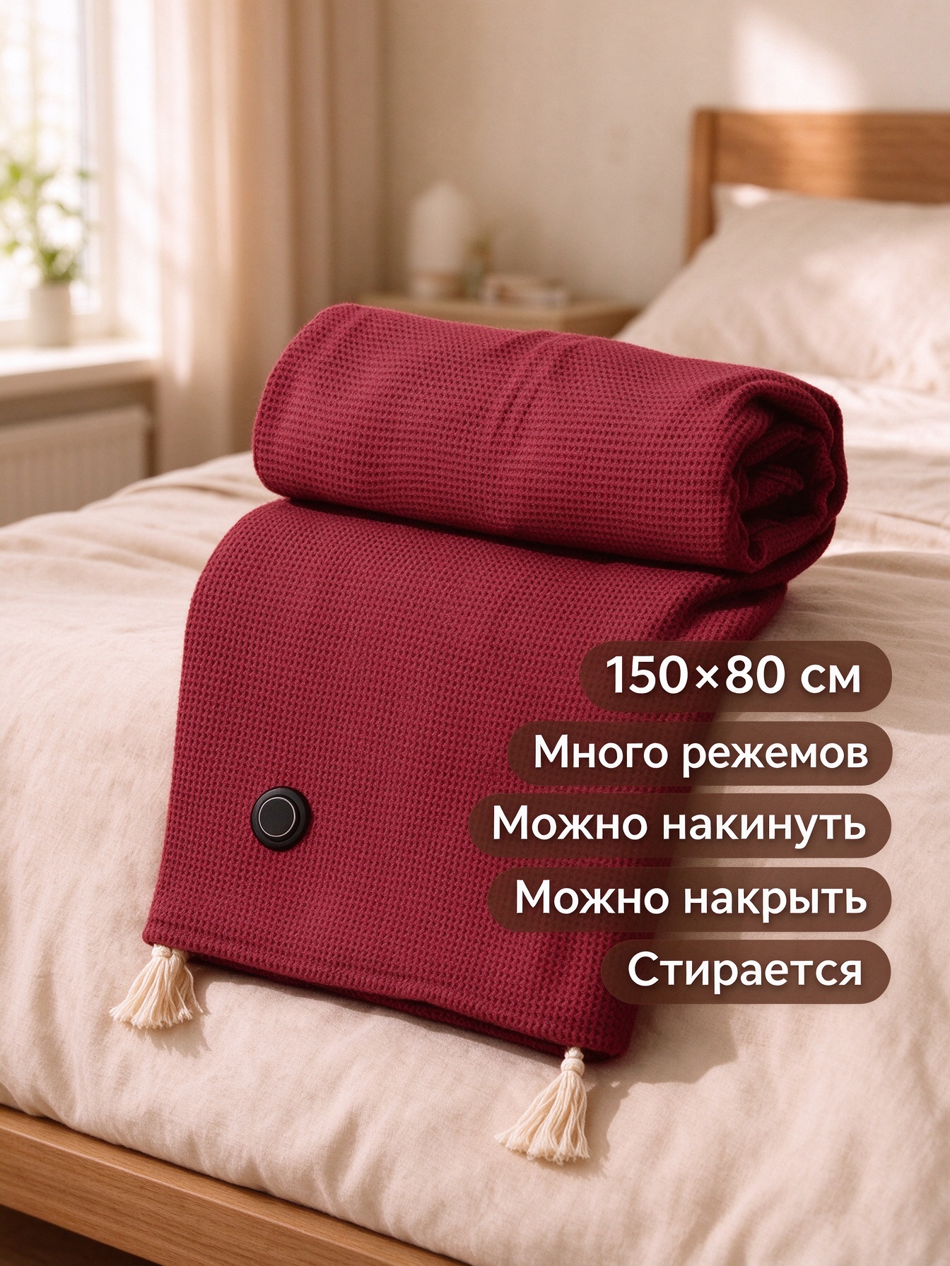 Электрическая грелка-накидка с графеновым нагревом для кемпинга на открытом воздухе