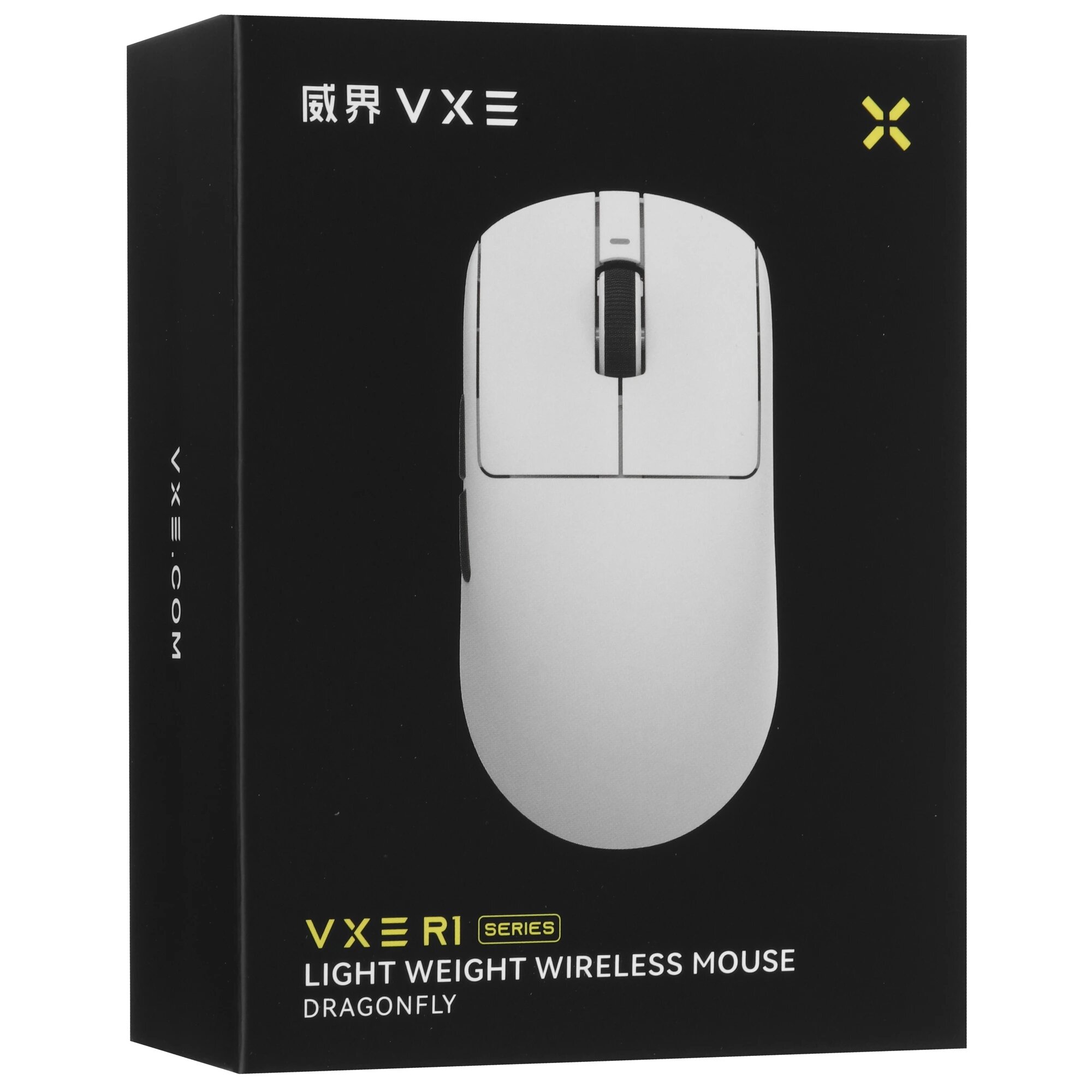Мышь беспроводная/проводная VXE Dragonfly R1 SE+ [VXE-12020403] белый