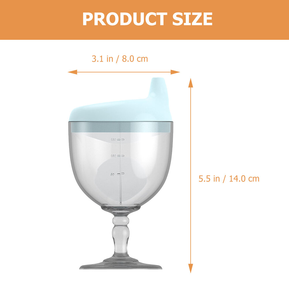 Детский Обучающий Стакан С Крышкой Без Протечек 150ML 14.00X8.00X8.00CM