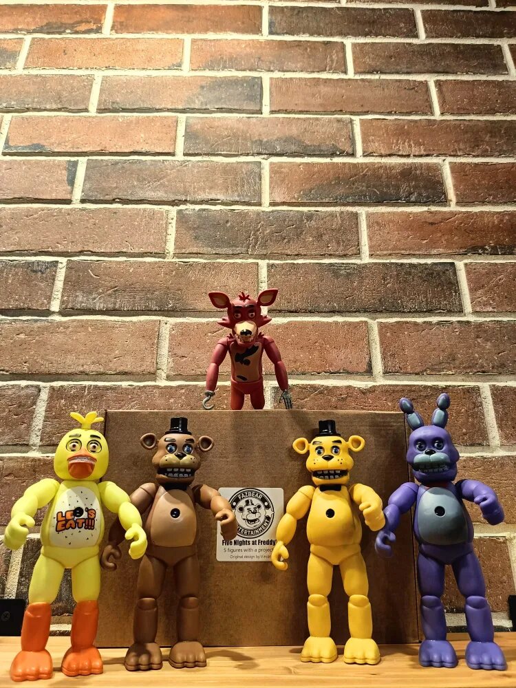 Фигурки Аниматроники FNAF, подарочный набор 5 шт. Five Nights at Freddys