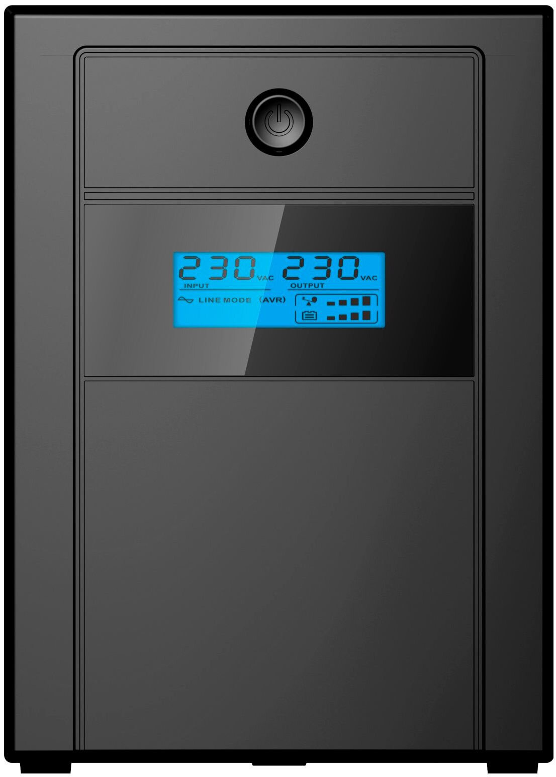 ИБП Ippon Back Basic 1200 LCD Euro, 1200ВA [1687965] цвет черный