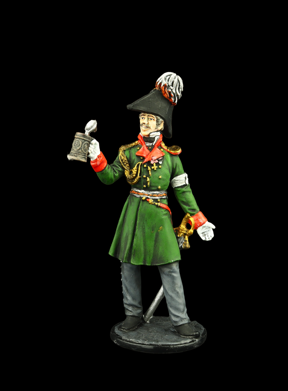 Оловянный солдатик SDS: Генеральский адъютант. Россия, 1814 г.