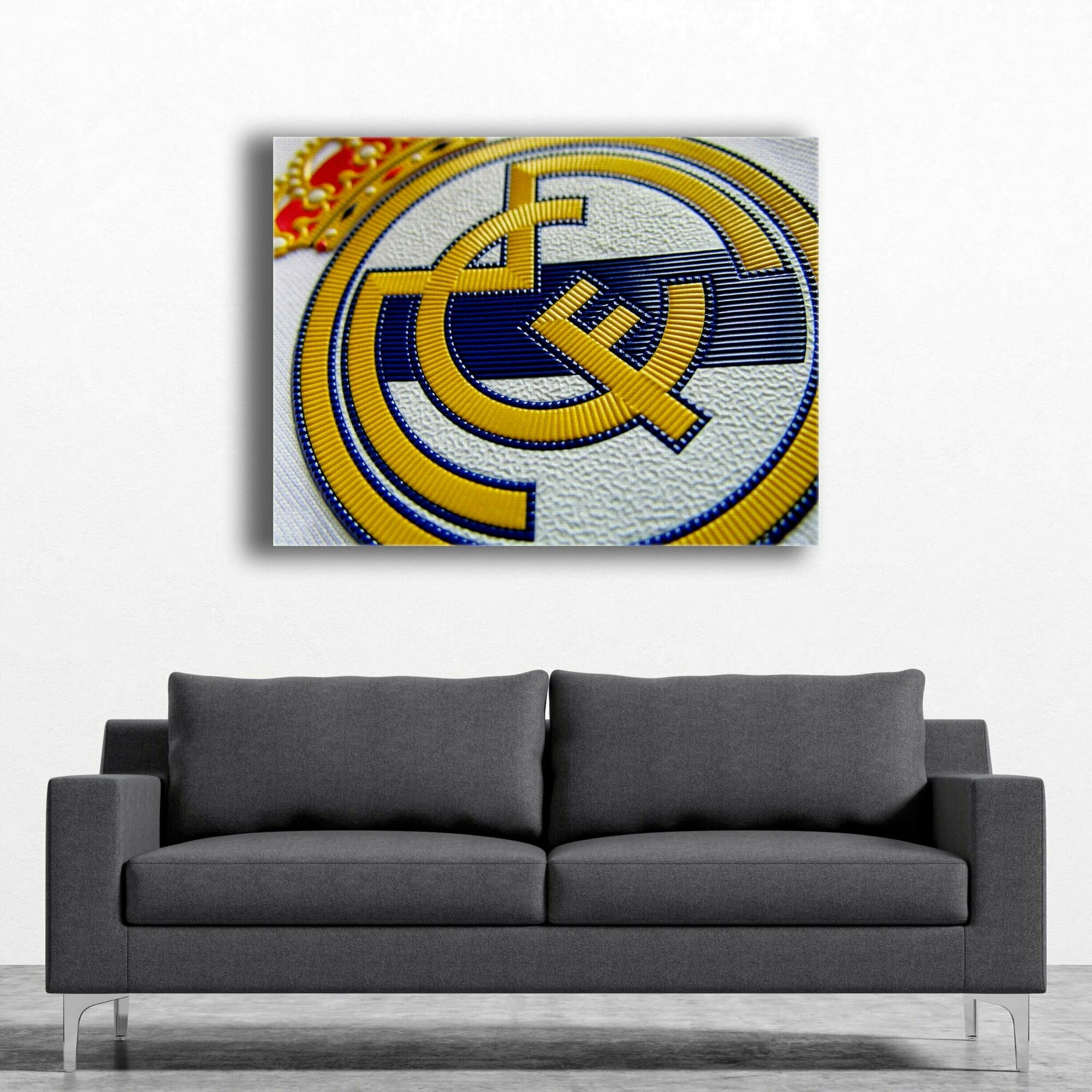 Интерьерная картина на холсте / Футбольный клуб / Реал Мадрид 50*70