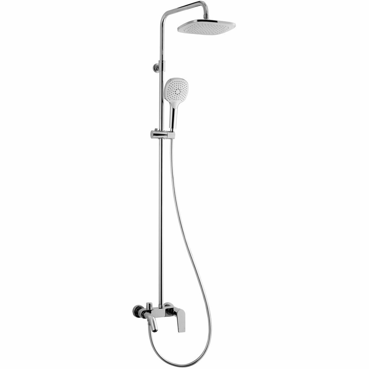 Смеситель для ванны и душа Azario (Азарио) Treya AZ-15680531 хром