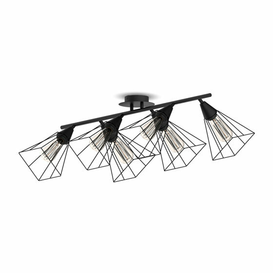 Люстра AURA S1998-6 BK+BK