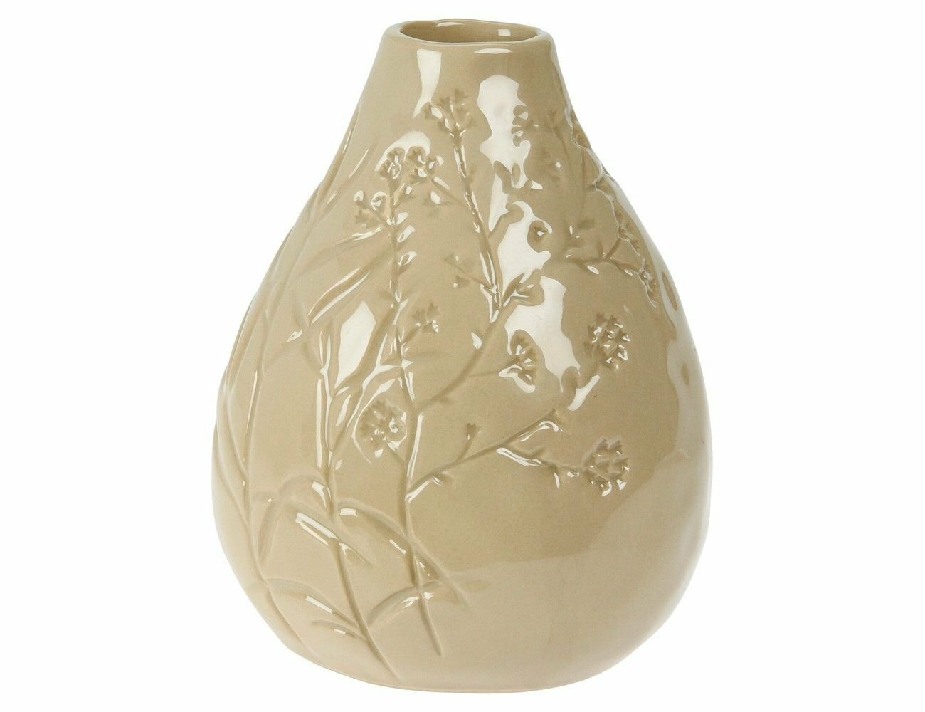 Фарфоровая ваза лютики, 12 см, Koopman International APF482310-1