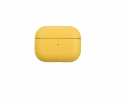 Чехол кожаный AirPods Pro 2 (2022) K-Doo LuxCraft, желтый