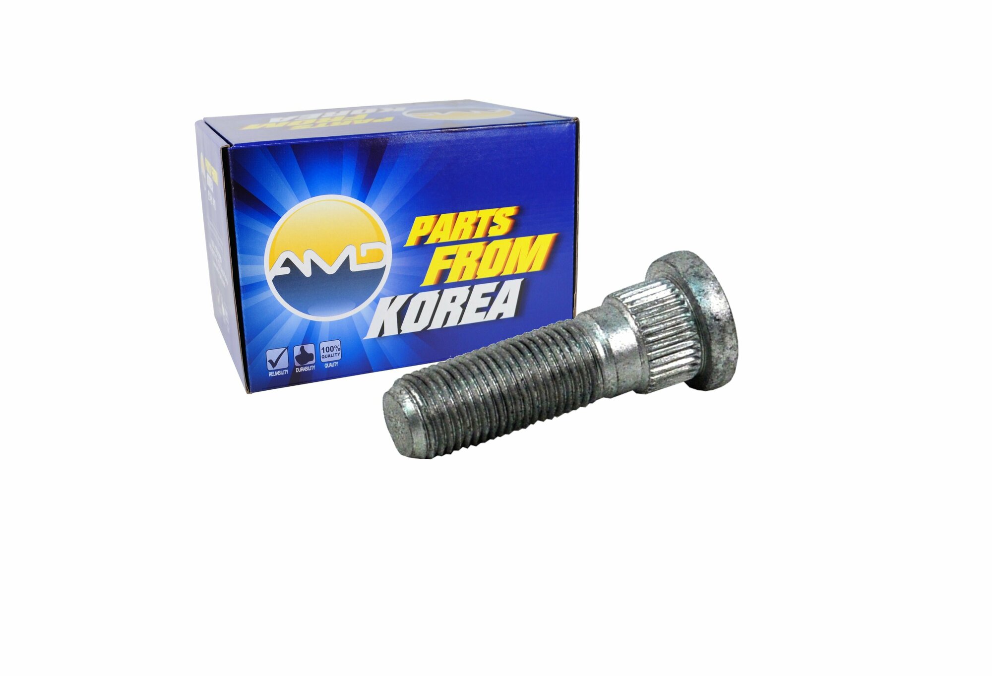 Шпилька колесная передняя 43222-70T00 AMD. HDKR16 для NISSAN Qashqai I J10E Qashqai II J11E Juke F15 X-Trail II T31