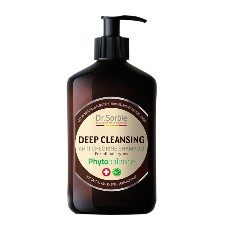 DR.SORBIE Deep Cleansing Anti Chlorine Shampoo Шампунь глубокоочищающий для всех типов волос 400 мл