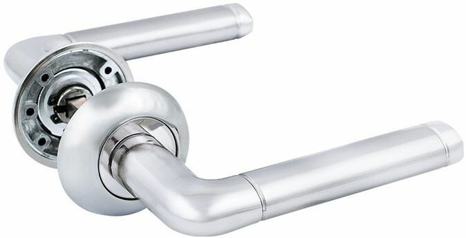 Шлосс 81012 ручка дверная универсальная Дельта хром