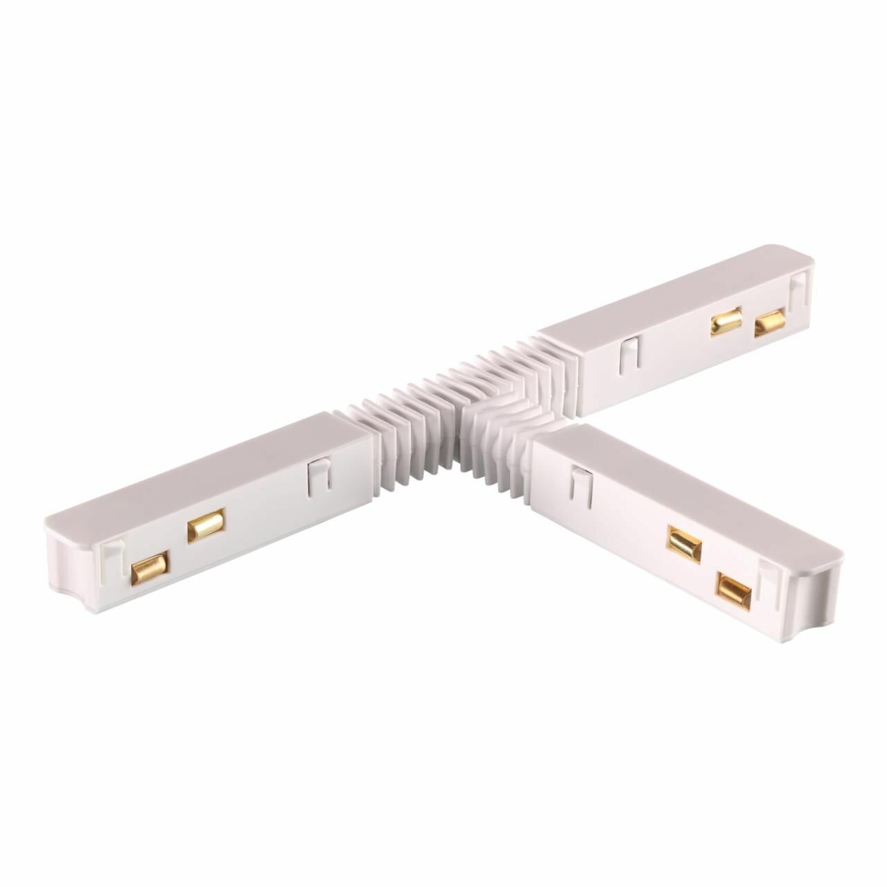 Гибкий токопроводящий соединитель для низковольтного шинопровода "T-образный" NOVOTECH FLUM 135175 белый