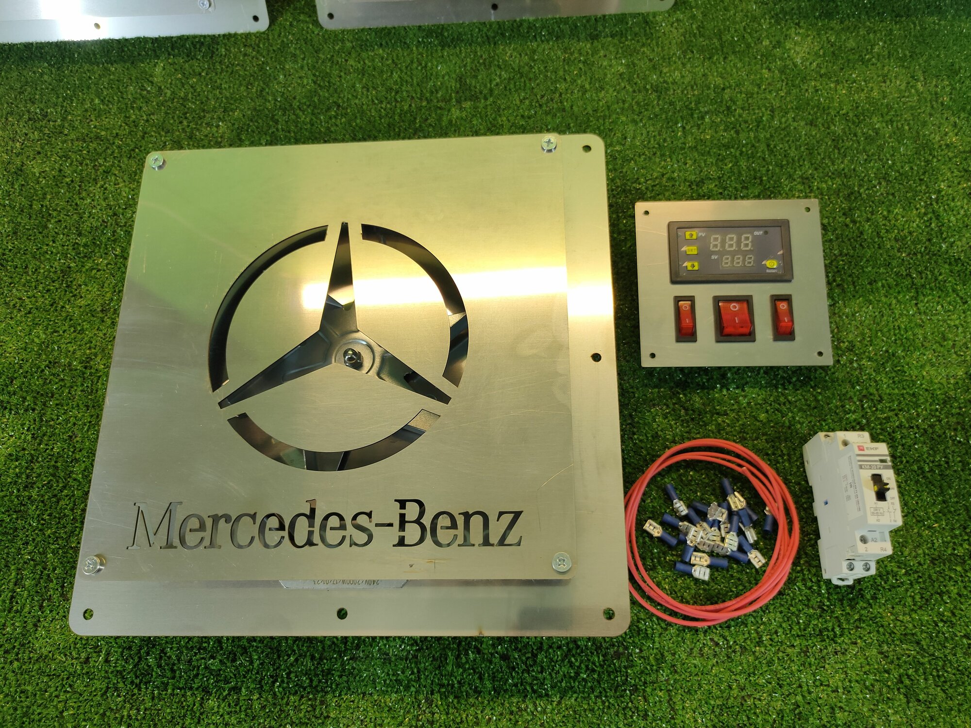 Конвекция для коптильни Mercedes ТЭН 2кВт+панель управления+контактор 4кВт