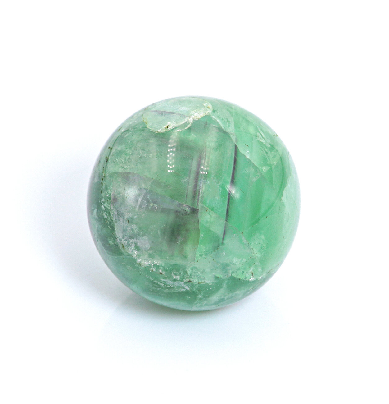 Флюорит зеленый, шар, натуральный камень/минерал (5,8-6,0 см)