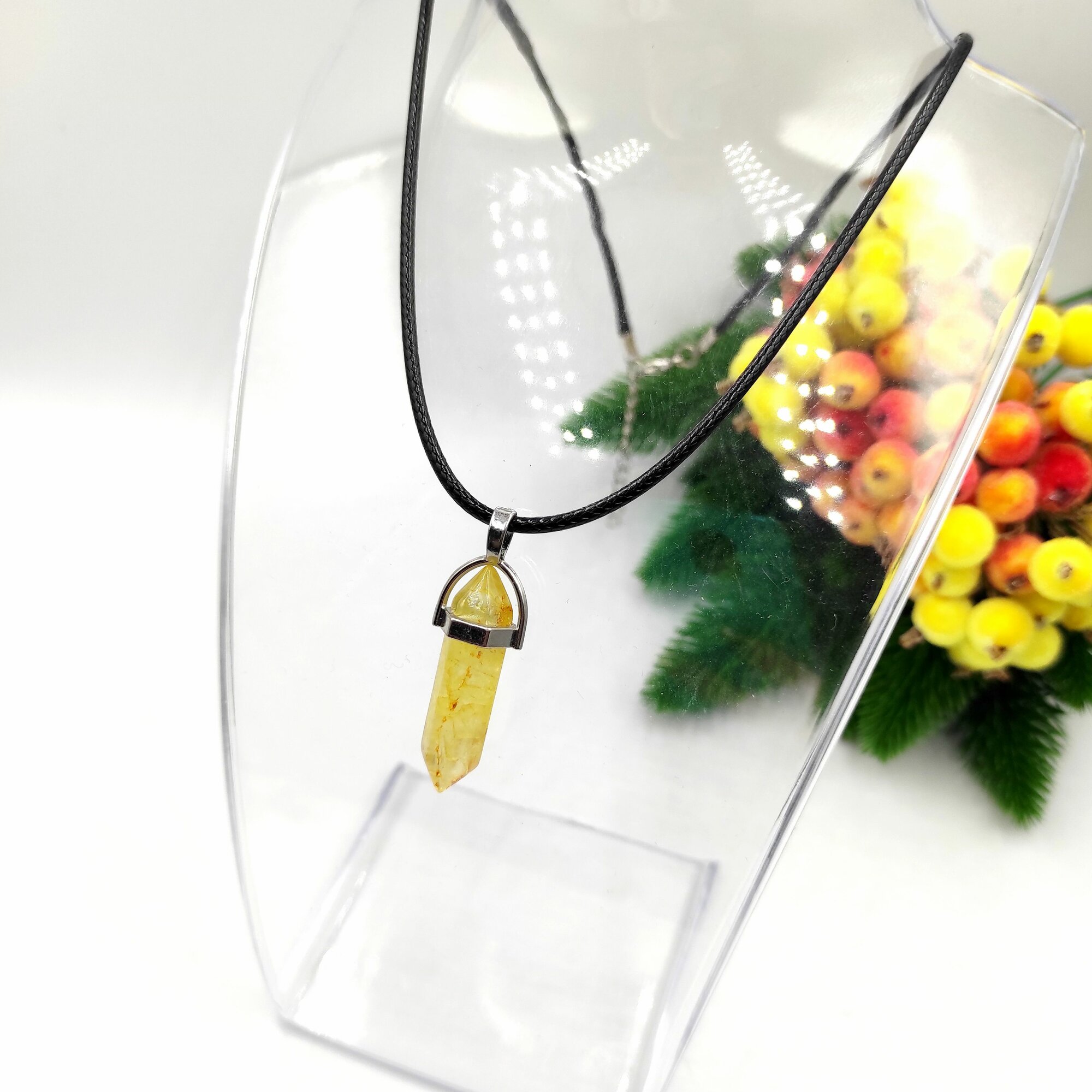 Чокер, цитрин