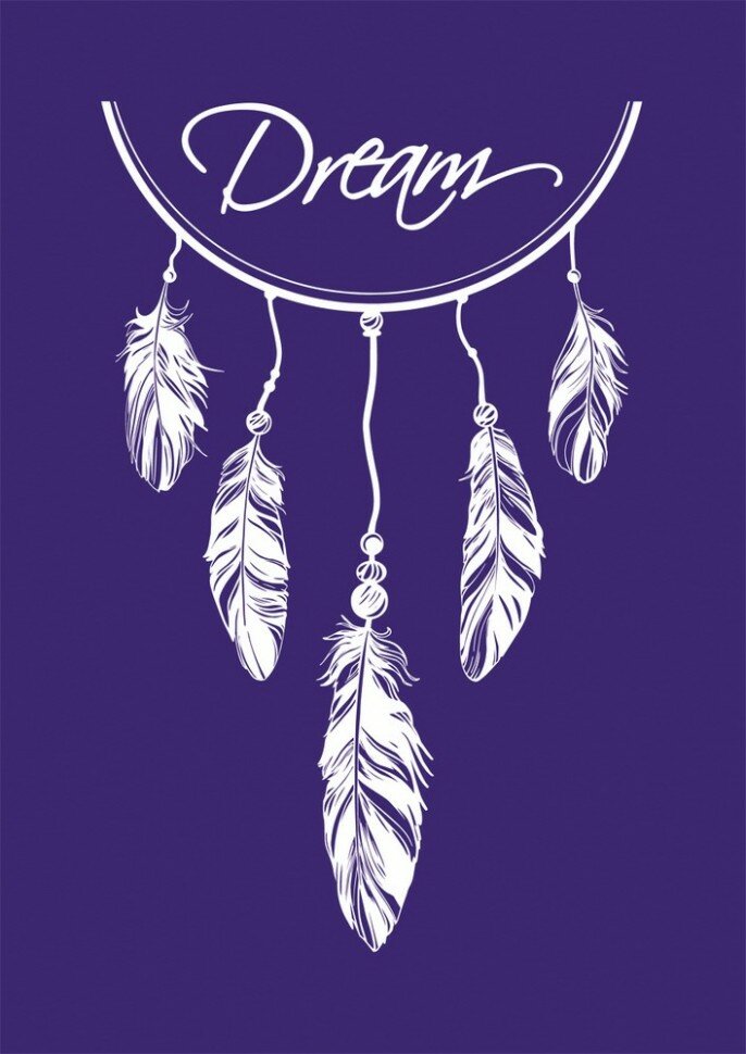 Rayher 45096000 Трафарет "Dream" на сетчатой основе для высокоточного нанесения со шпателем-скребком, 21.0 х 15.0 см (А5)