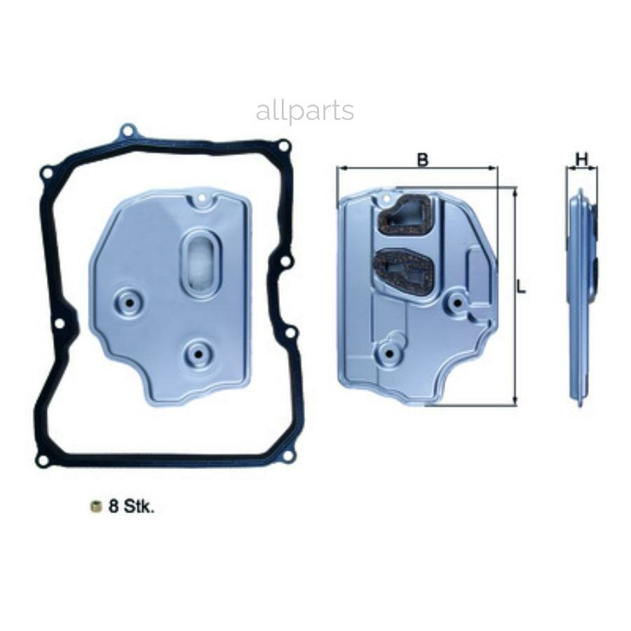 MAHLE HX150KIT Фильтр АКПП AUDI/VW A3/TT/OCTAVIA II/GOLF V 1998 => (с прокладкой)