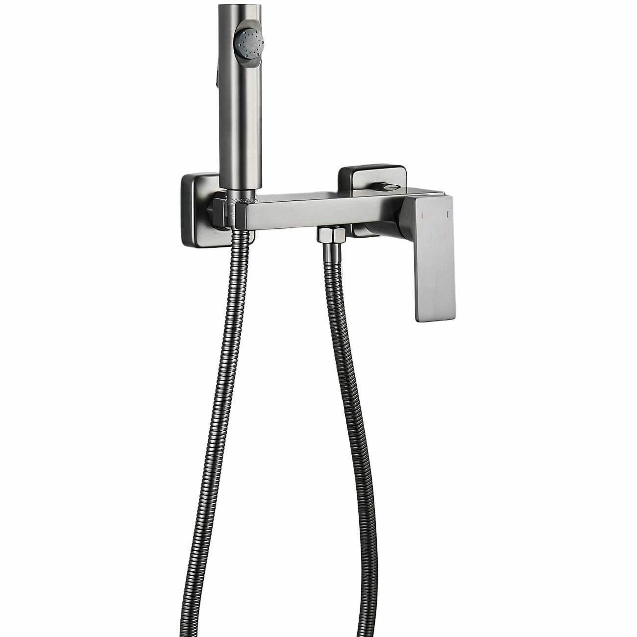 Гигиенический душ со смесителем Rose (Розе) R1805T-1, пепельный