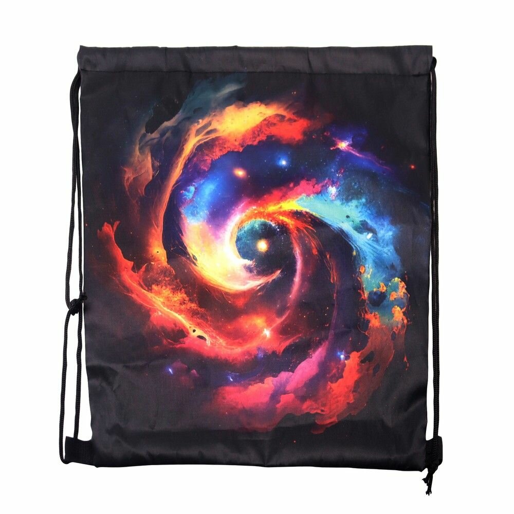 Сумка детская ND Play / Сумка для хранения обуви, сменки / Рюкзак для формы (Галактика, 35 х 41 см) ND PLAY