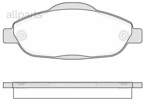 ROAD HOUSE 2132300 Колодки торм диск Peugeot 308/308 SW