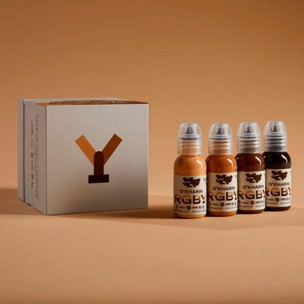 Набор тату красок World Famous SASHA O'KHARIN Skintone Set - Y (4 шт по 30 мл)