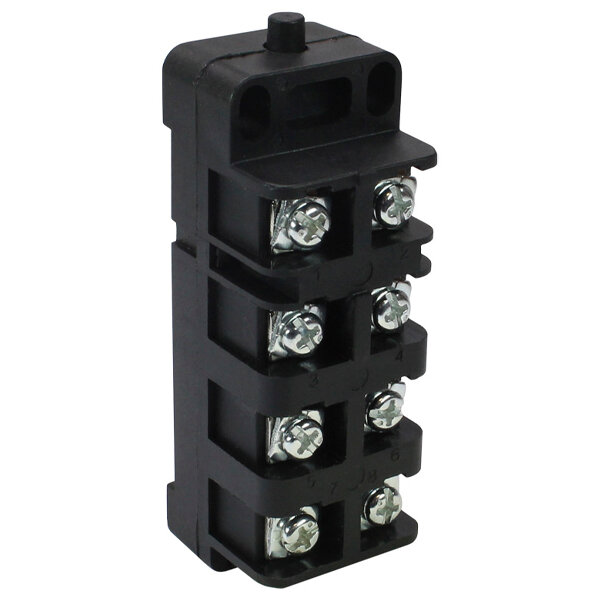 Путевой выключатель Электротехник ВП 19М-21Б-411-00 У3.15, шток 7мм, четырёхполюсный, толкатель, 1з+3р, IP00,