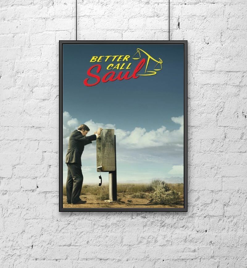 Постер для интерьера на стену (30х40 см). Сериал Лучше звоните Солу (Better Call Saul)