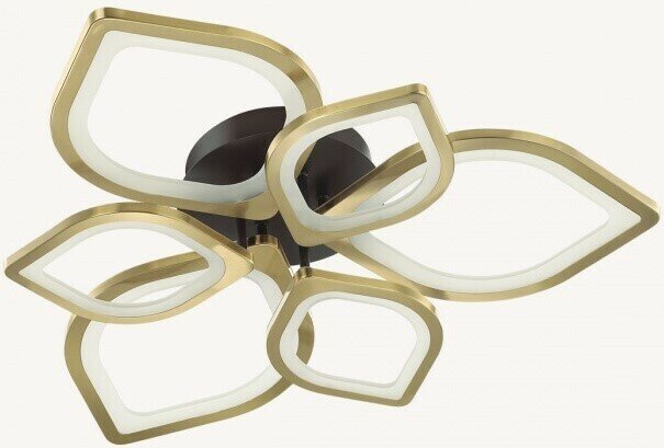 4581/99CL LEDIO LN21 021 черный, золотой Люстра потолочная LED 174W 3000-6000К 6580Лм 220V HONEY