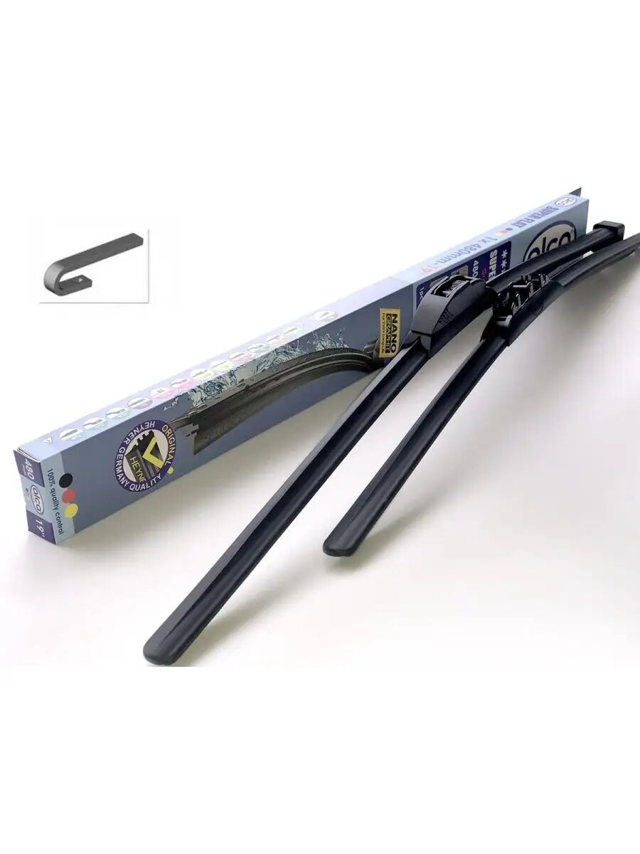 Дворники ALCA Super Flat 600мм+480мм: Chery Tiggo 2 (16-)