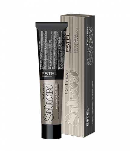 Крем-краска ESTEL 5/6 De Luxe Silver, светлый шатен фиолетовый 60 мл