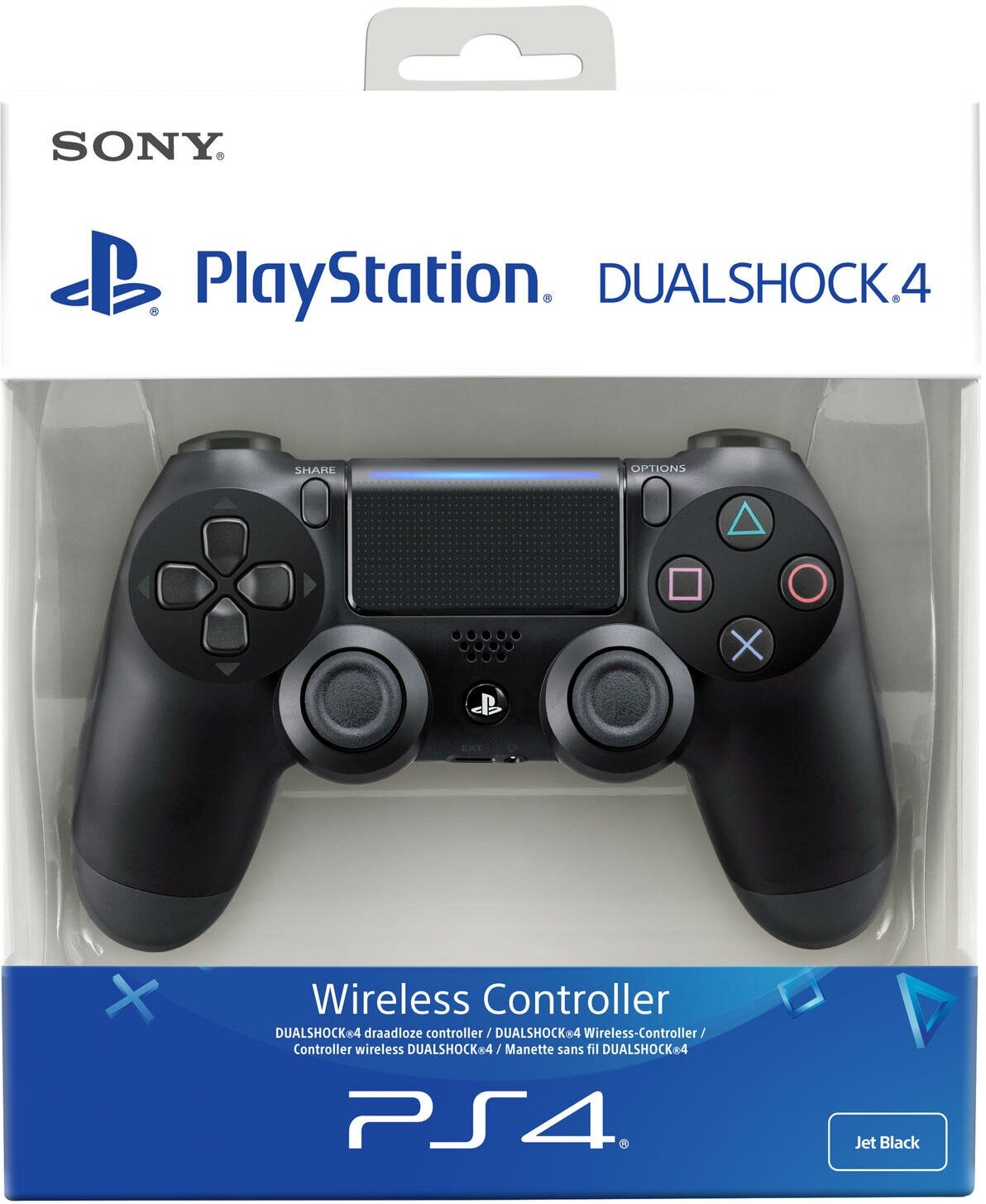 Беспроводной Геймпад Sony DualShock 4 v2 CUH-ZCT2E, Антрацитовый черный