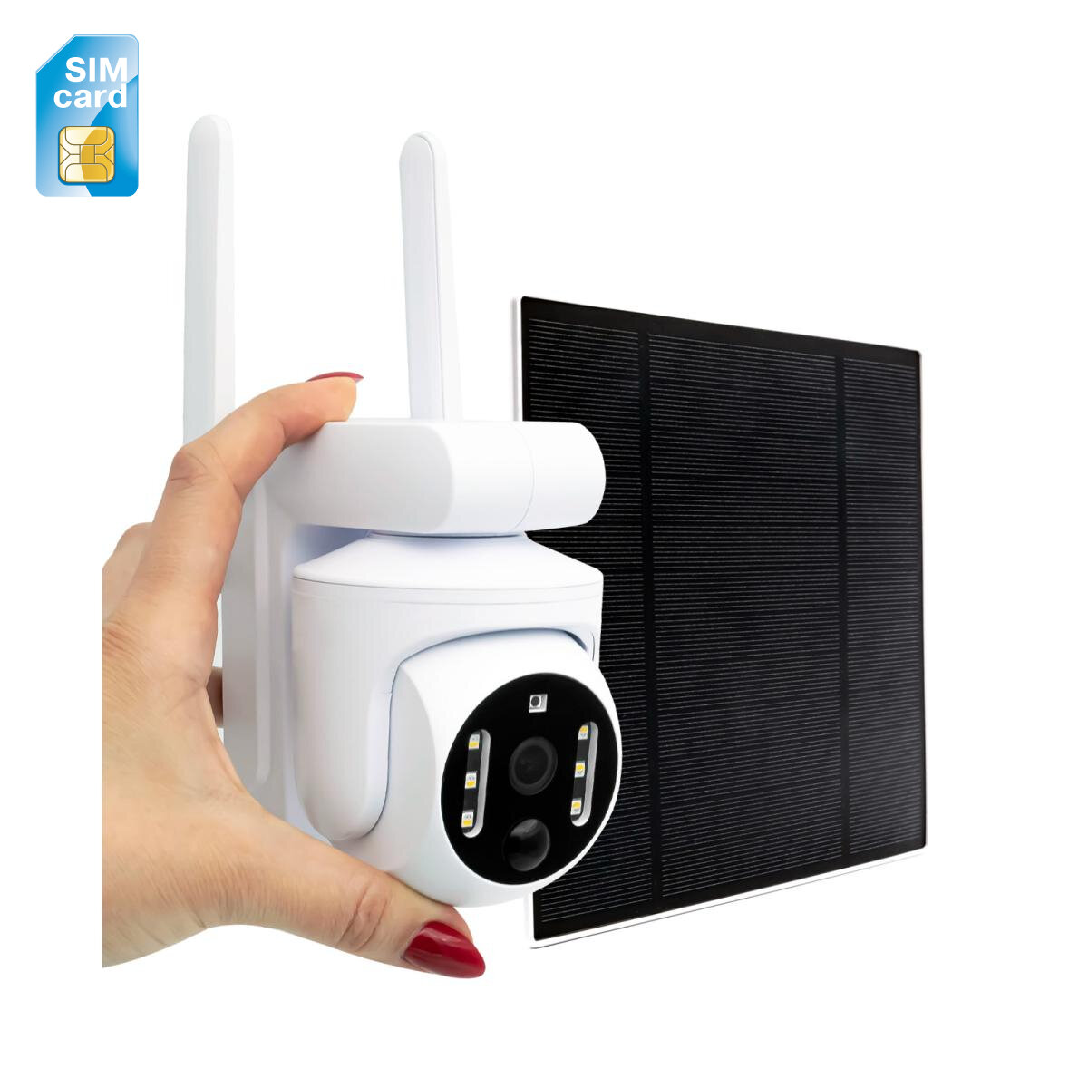 Link GH(66)2MP-4G Solar (RUS) (C73709LU) - 4G автономная камера 1080P на солнечной батарее - видеокамера с SIM картой / автономная камера на солнечн