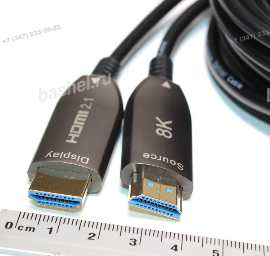 Шнур HDMI-HDMI DAYTON metal -gold connector АОС, FULL SUPPORT 8K@60Hz (7680*4320) UHD, 3D version 2.1 d -4.5 mm, 15.0 м