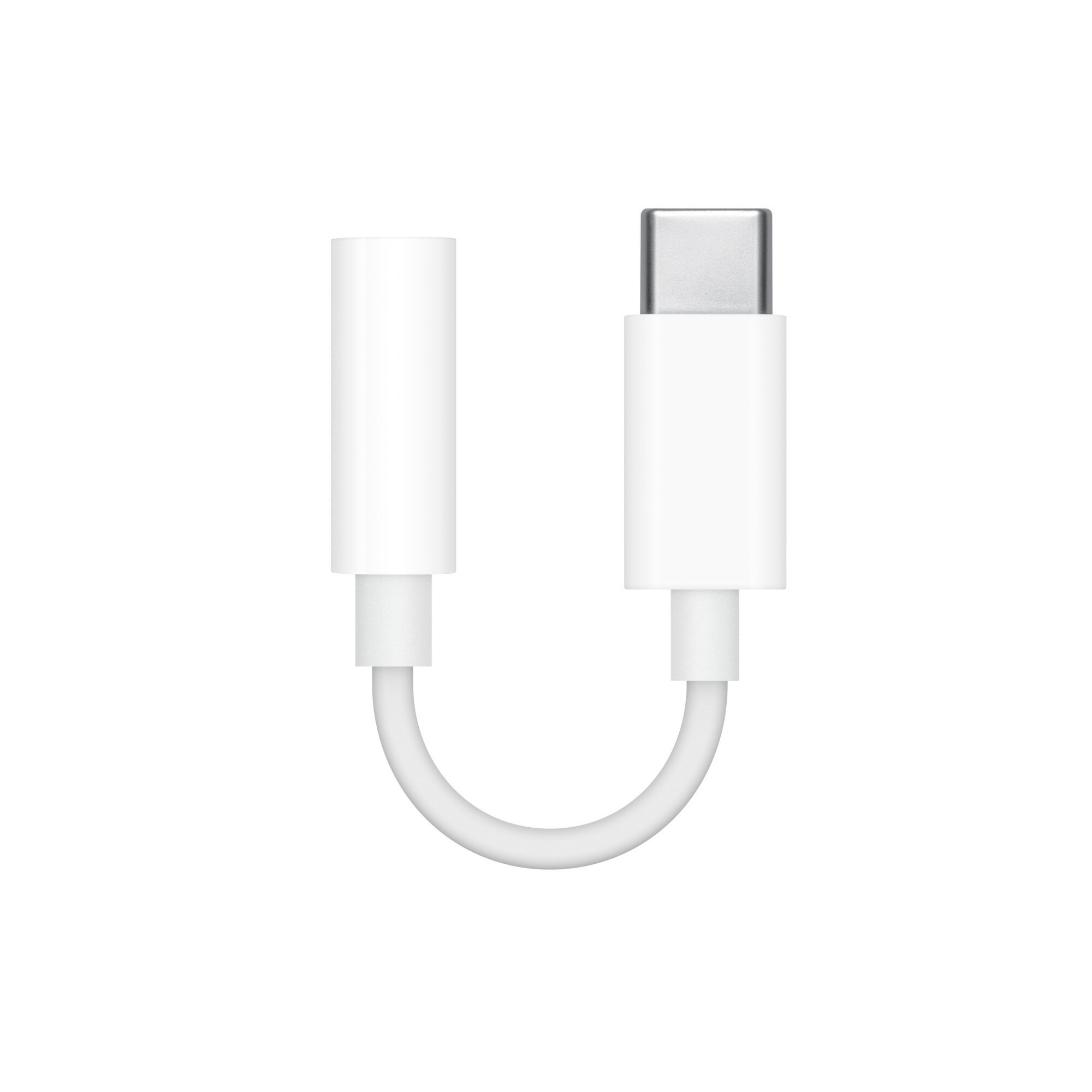 Переходник/адаптер Apple USB Type-C - mini jack 3.5, 0.1 м, белый