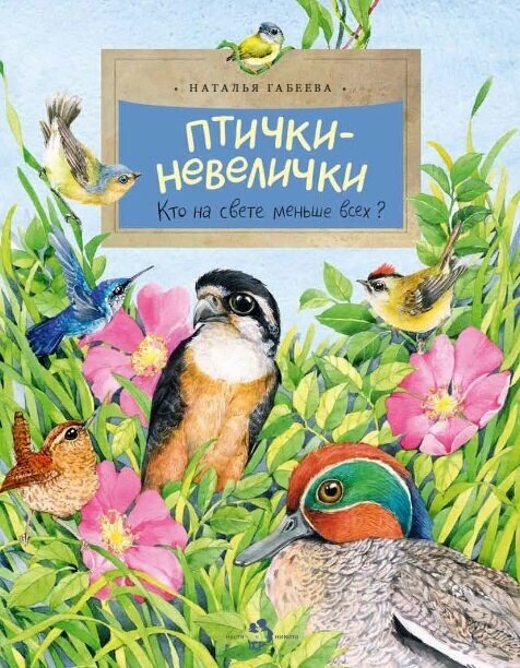 Книга Габеевой Н. "Птички-невелички", мягкий переплет, 24 стр, 2017-2020 г.