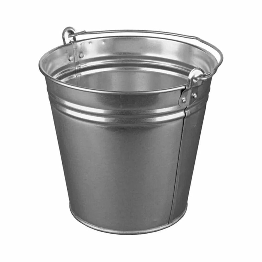 Оцинкованное ведро IMPERA 9 л 700015-9, металл, для применения в хозяйстве