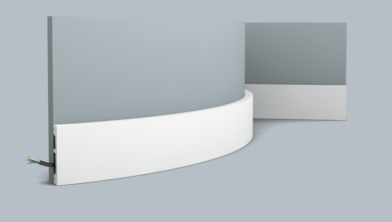 SX157F Плинтус-молдинг гибкий Orac Decor из дюрополимера