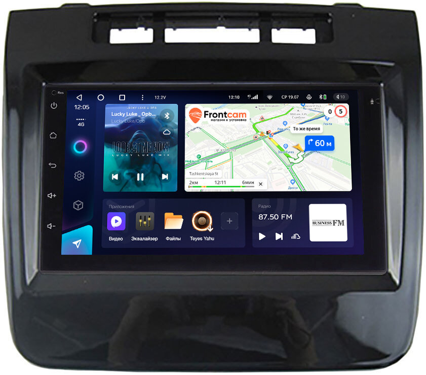 Штатная магнитола Volkswagen Touareg 2 2010-2018 (глянец) Teyes CC3L 4/32 7" RP-11-435-461 Android 10 (4G-SIM, DSP, IPS)