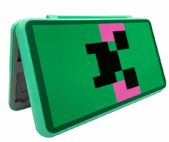 Кейс для хранения 24 игровых карт Nintendo Switch Storage Box (Minecraft Green)