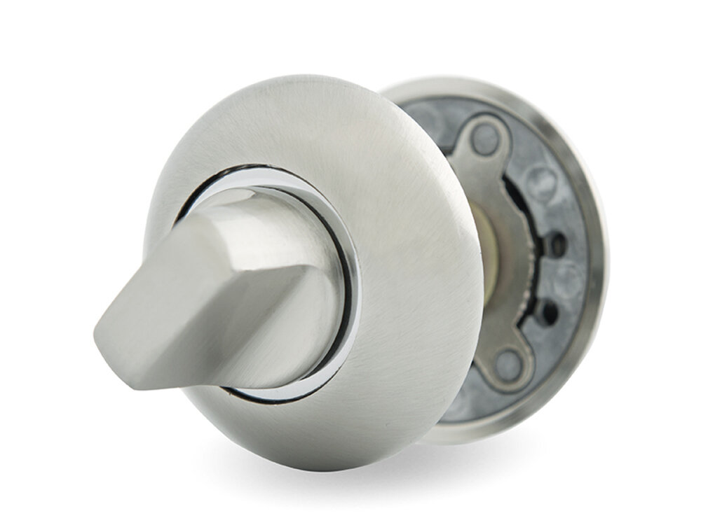 Фиксатор-ключ Palladium круглый, ЦАМ, цвет матовый никель