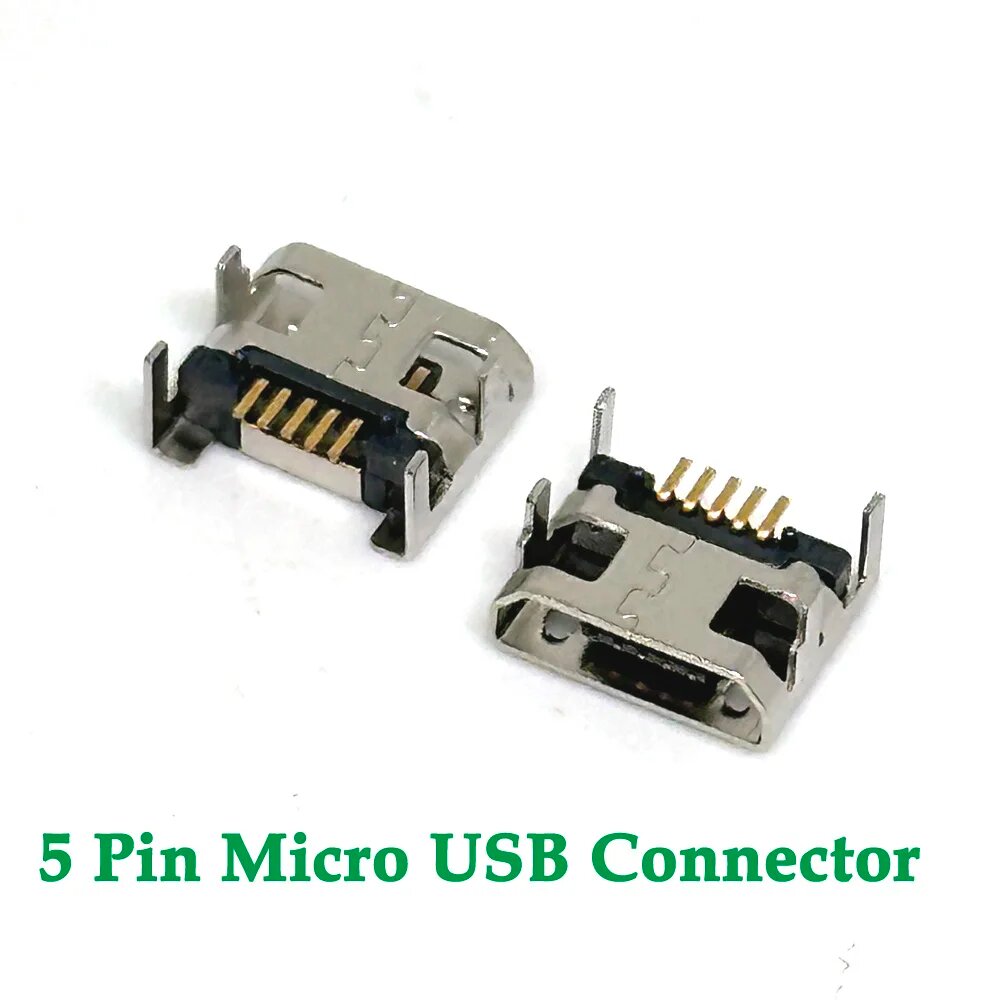 Разъем Micro USB LAJQTAO 5P для пайки 10PCS