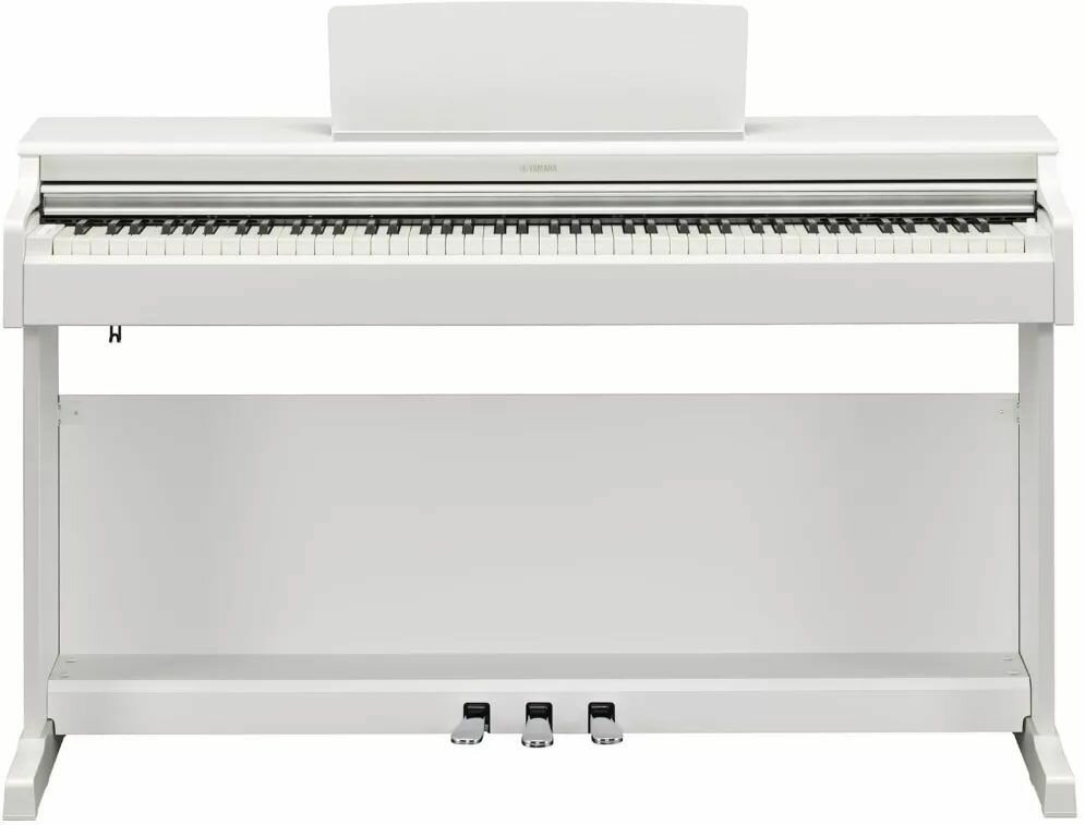 Цифровое фортепиано Yamaha YDP-165WH+банкетка, цвет белый, размер 48*58*145