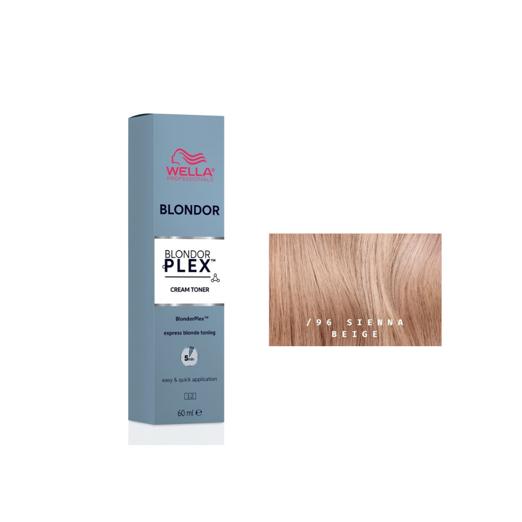 Wella BlondorPlex Cream Toner /96 Sienna Biege - Тонирующий крем для волос 60 мл
