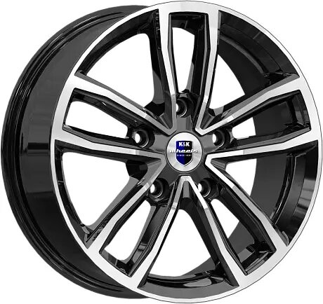 Колесный диск КиК Каланг КС1086 6.5x17 5*108 ET33 D60.1 Алмаз чёрный