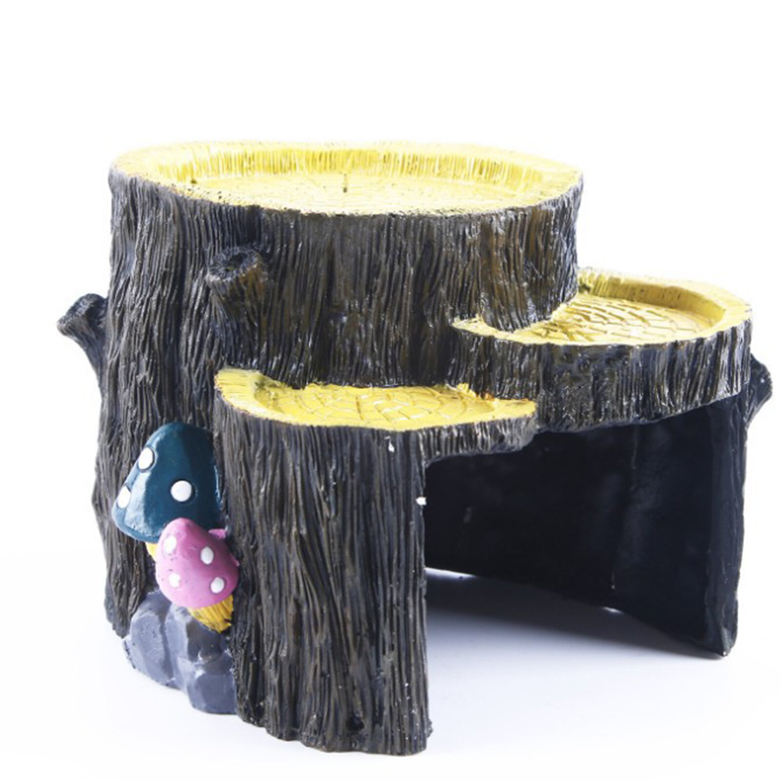 Убежище для Рептилий, Прячущаяся Рыба, Пещера, Черепаха, Греющаяся Платформа, Аквариумное Украшение для Рыб для Аквариума, Ящерица, Змея, Черепаха, Жилой Дом