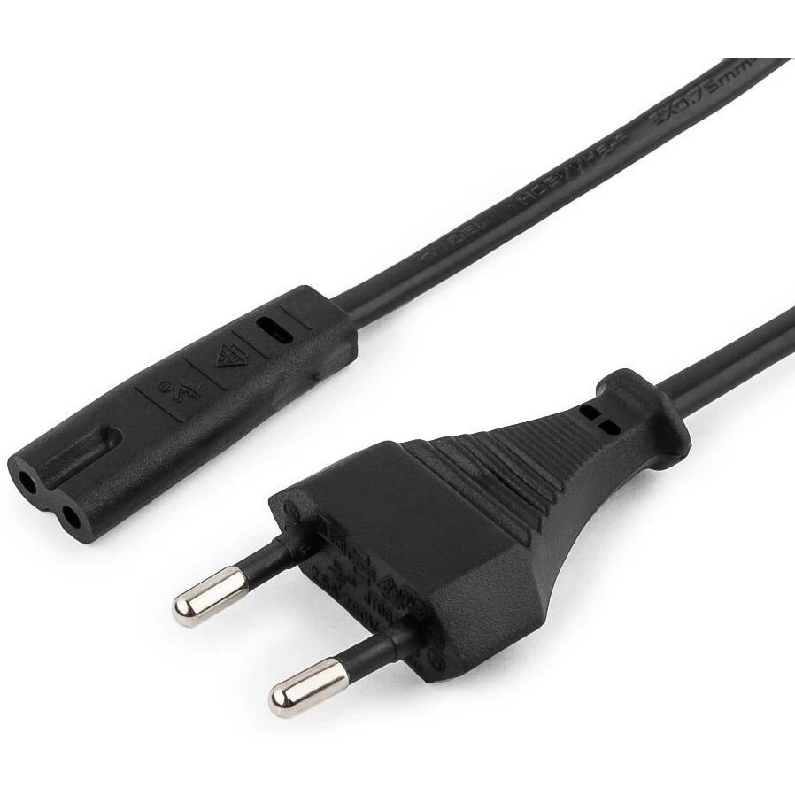 Кабель питания CEE 7/16 - C7, 0.5м, Cablexpert (PC-184/2-0.5M)