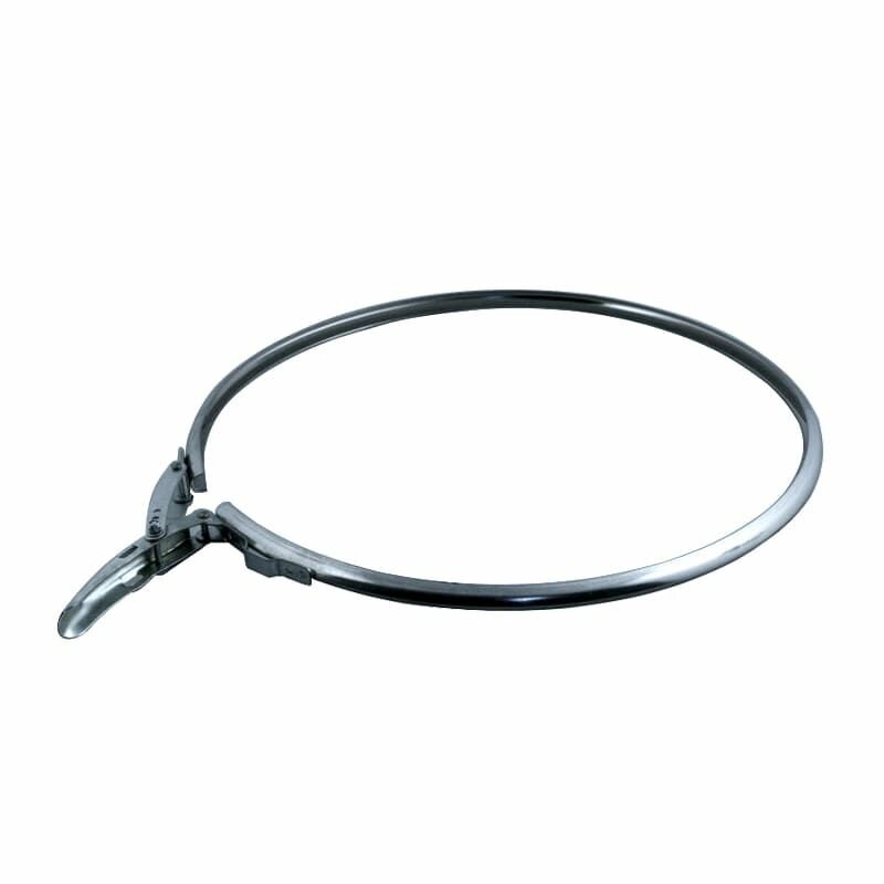 Хомут обжимной на перегонный куб 20 литров из нержавеющей стали