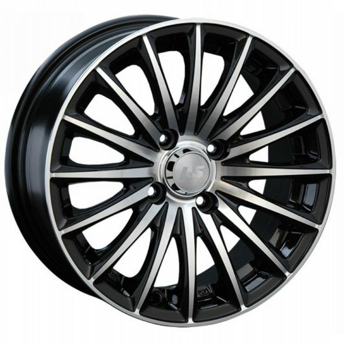 Колесный диск LS 804 6,5x15 4x100 ET45 73,1 BKF литой для автомобиля