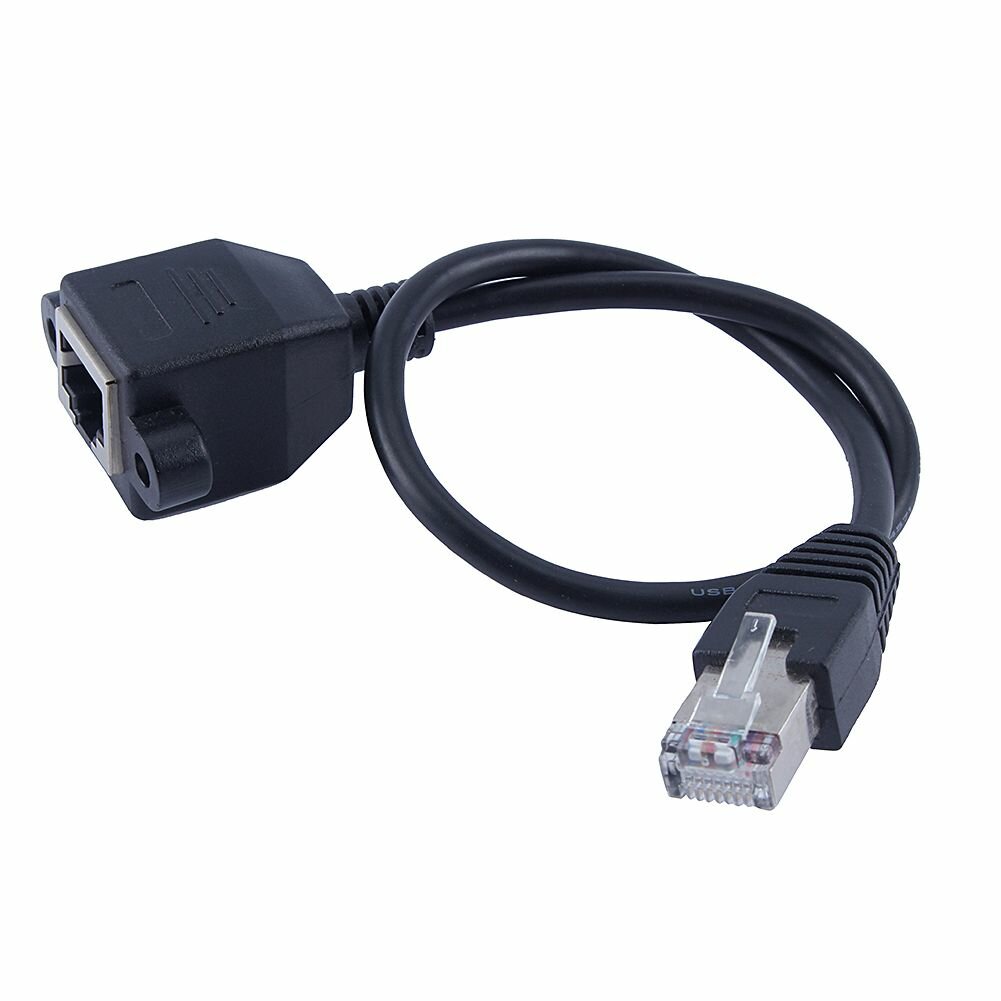Удлинитель LAN Ethernet RJ45 30 см (муж.-жен.)