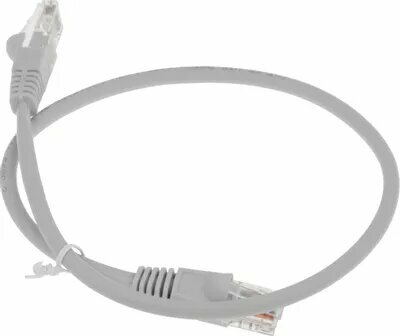Патч-корд Buro UTP-5E-0,5M-G-LSZH UTP cat.5E 0.5м серый RJ-45 (m)-RJ-45 (m)