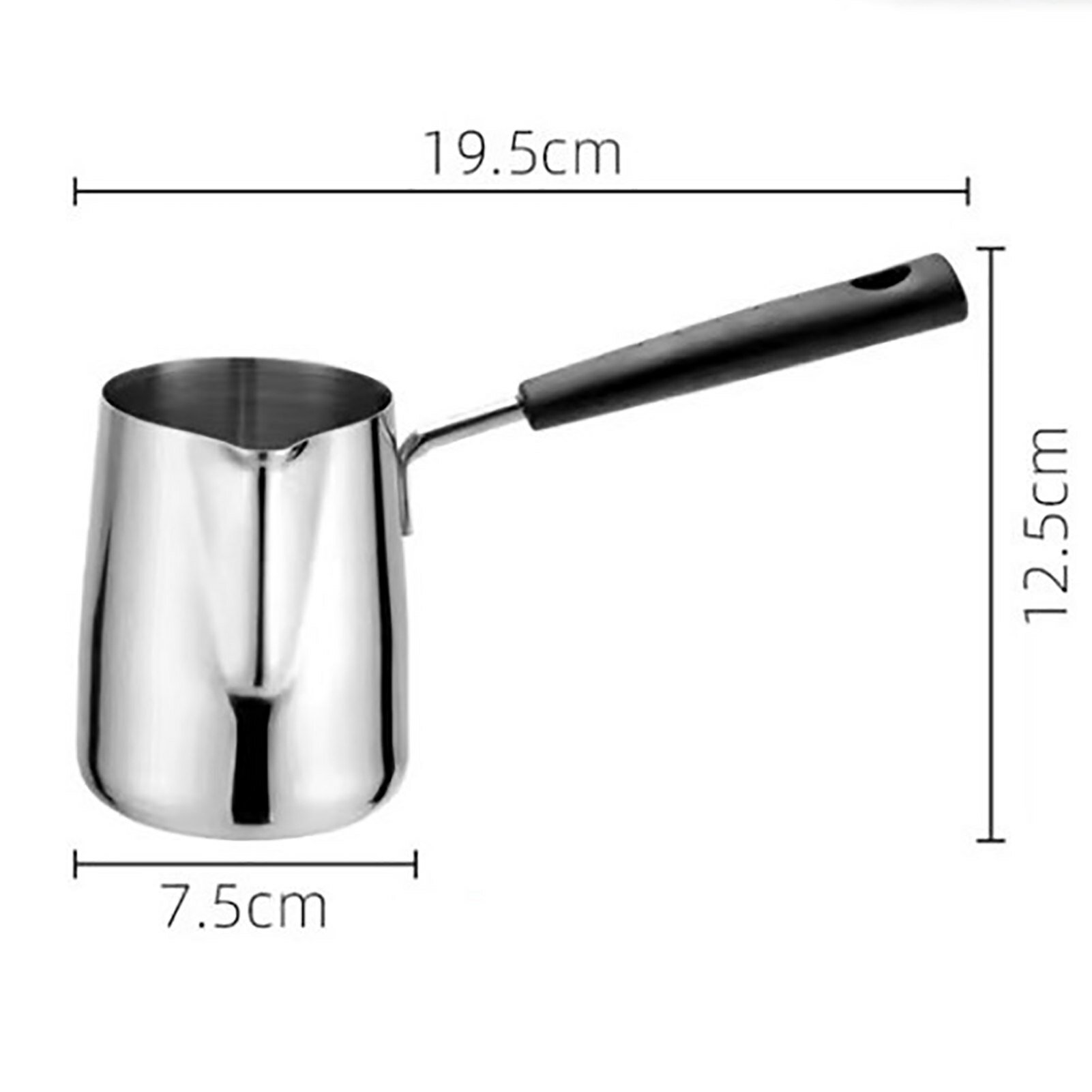 Маленький горшок для молока, брызгозащищенный, из нержавеющей стали, легко моется, подогреватель молока для кипячения молока